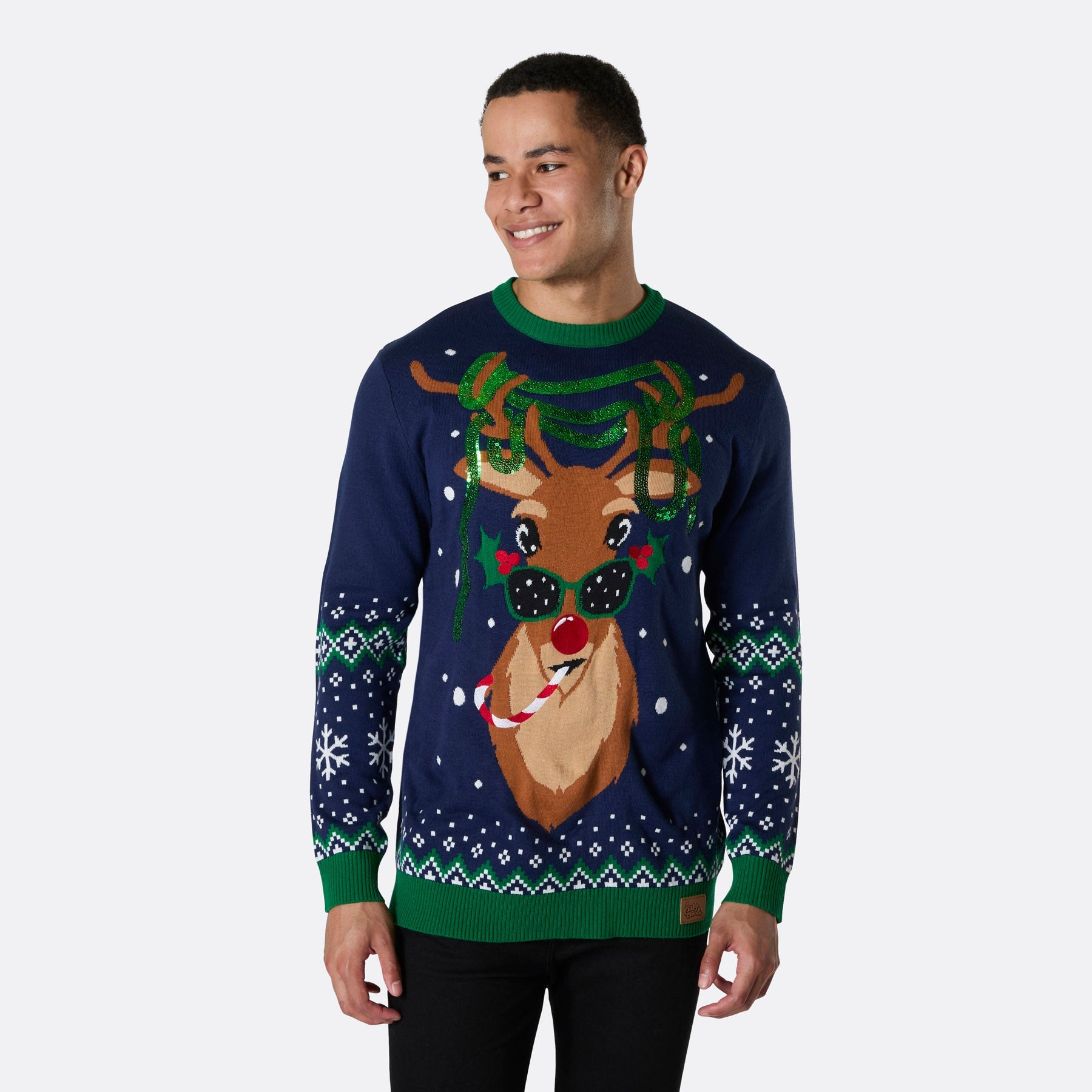 Men's Rudolph Christmas Sweater – SillySanta.com