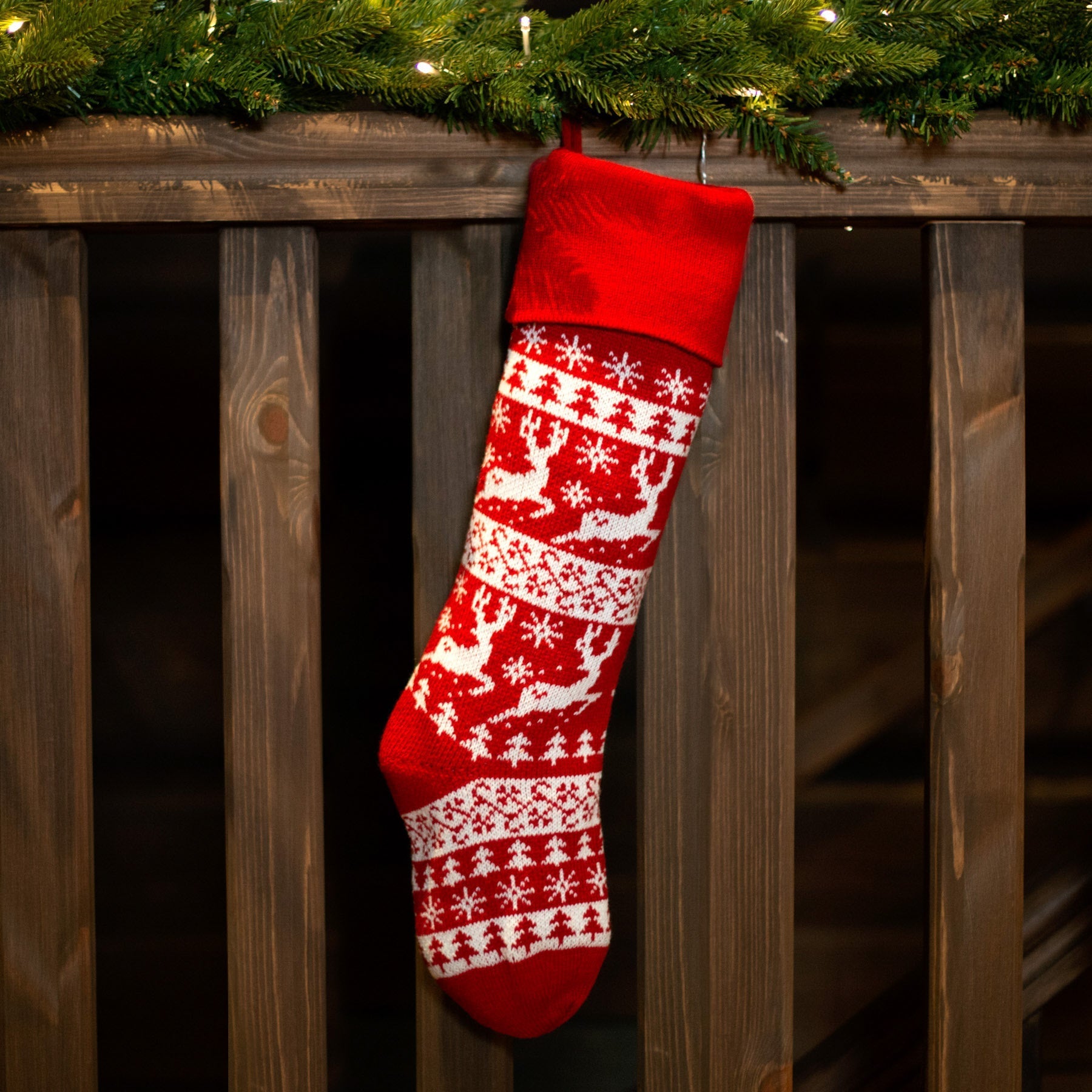 Reindeer Christmas Stocking – SillySanta.com